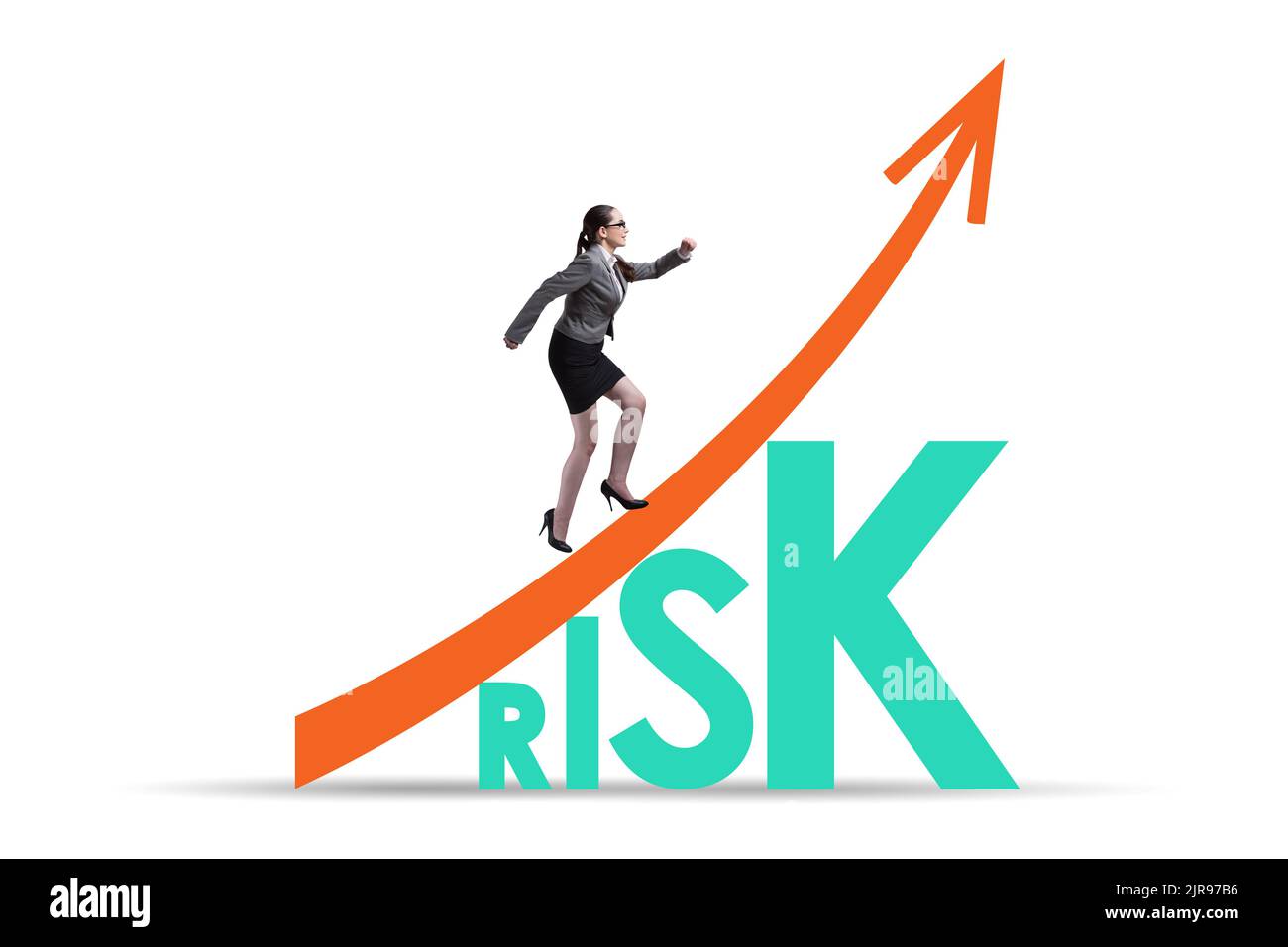 Risk increase concept in the management Stock Photo - Alamy