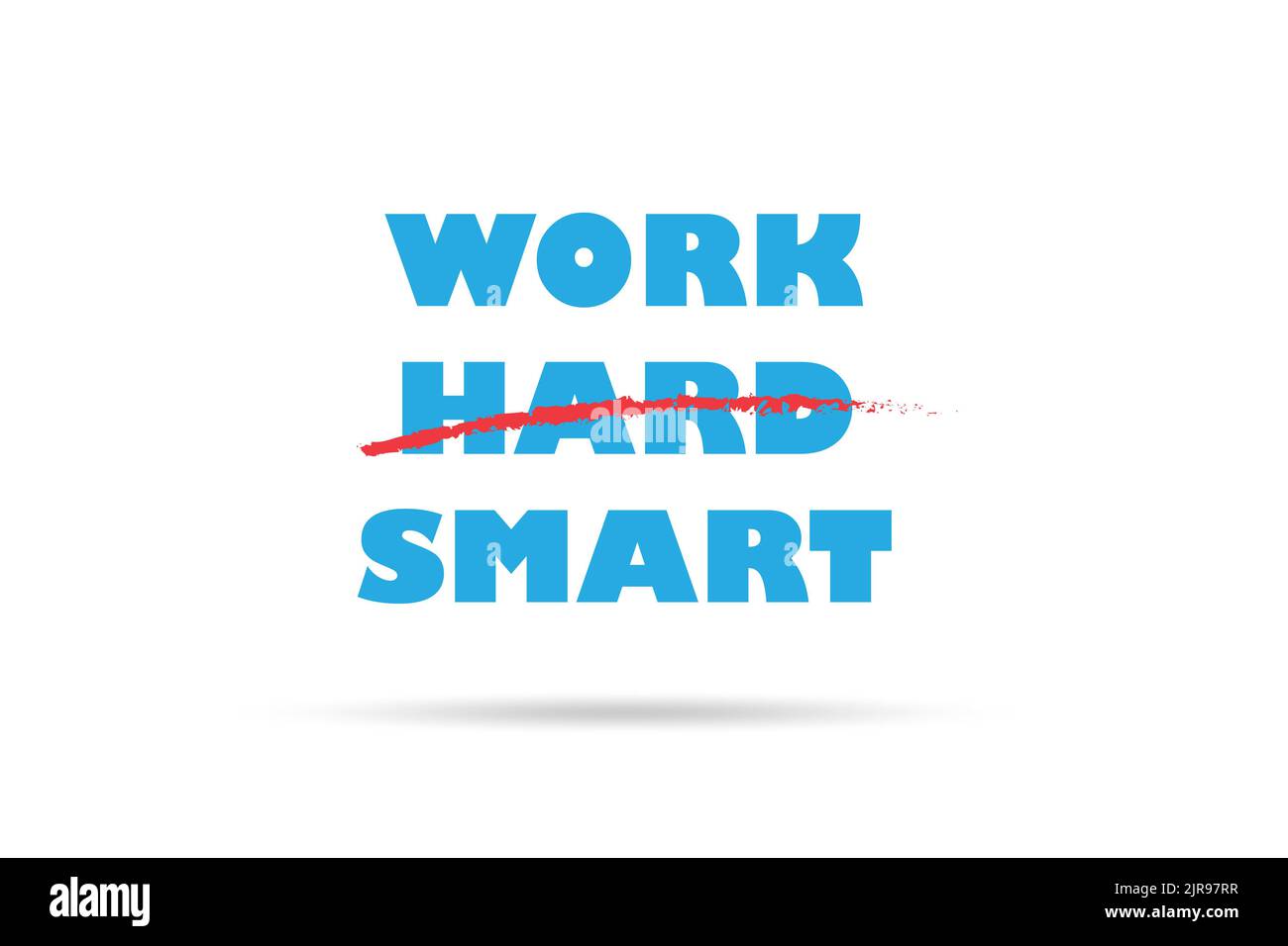 Concept of working smart but not hard Stock Photo - Alamy