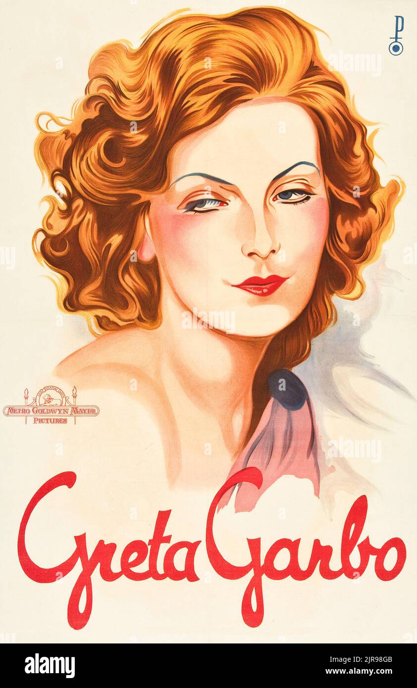 Greta Garbo Personality Poster (MGM, 1929). Austrian Vintage Poster ...