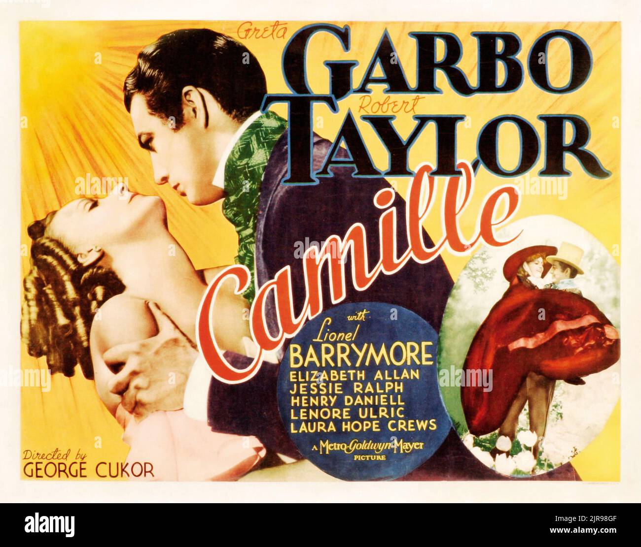 Greta Garbo and Robert Taylor in Camille (MGM, 1937) vintage movie ...