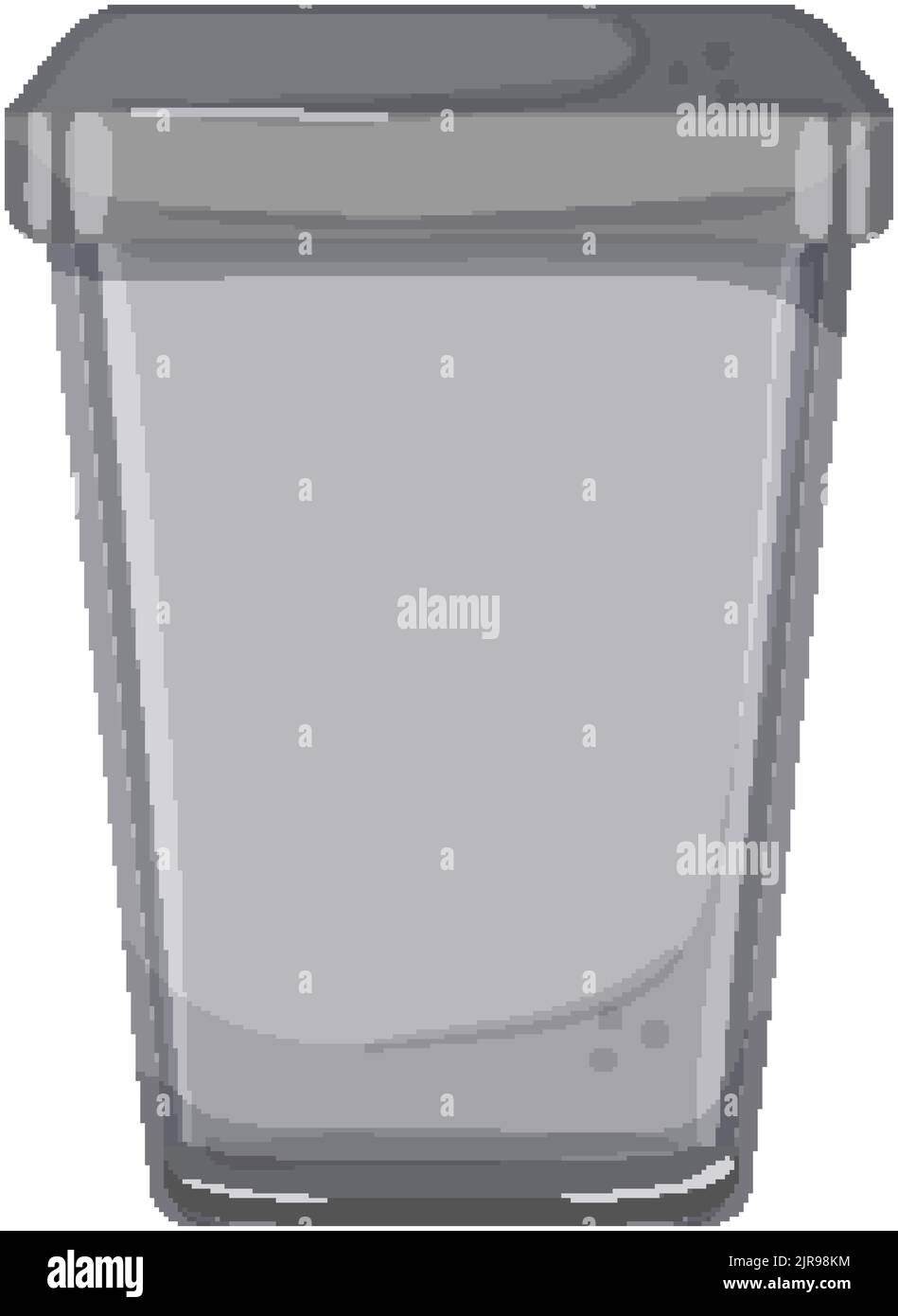 basket trash bin garbage cartoon vector illustration Stock Vector Image ...