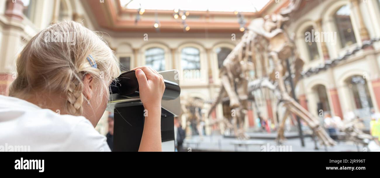 June 16th, 2022- Berlin, Germany: Cute little adorable curious blond ...