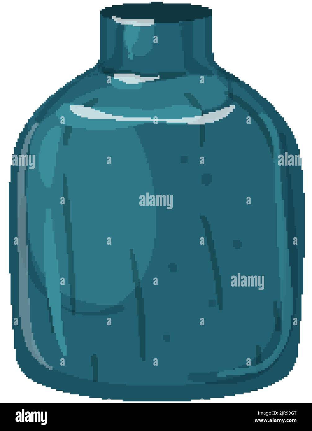 plant vase flower ceramic cartoon vector illustration Stock Vector ...
