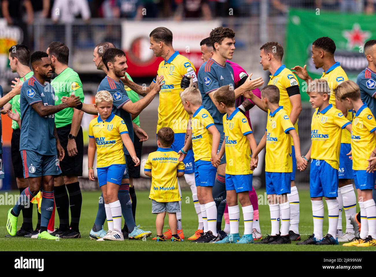 Waalwijk - Jacob Rasmussen of Feyenoord during the match between RKC ...