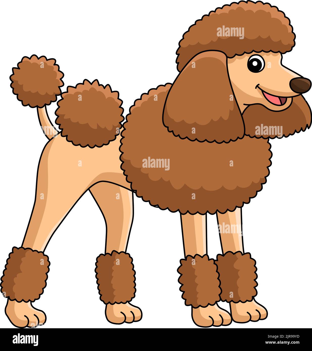 Pudel clipart Cut Out Stock Images & Pictures - Alamy