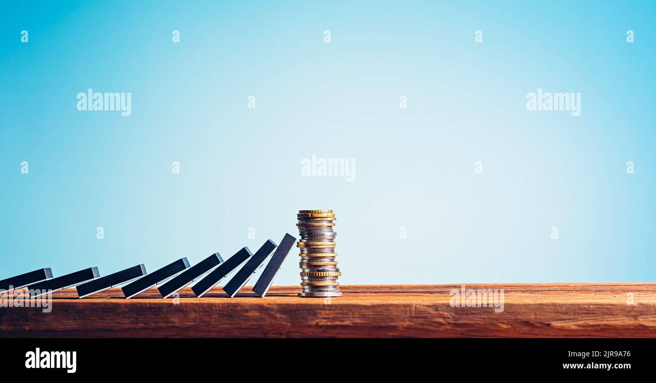A stack of coins that stops the domino effect of falling markets and ...