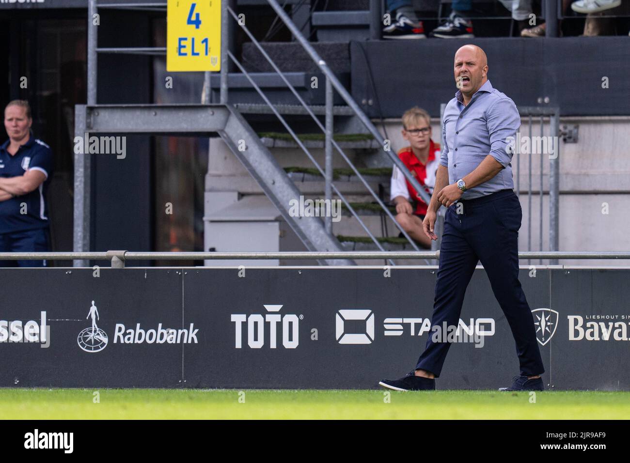 Waalwijk - Feyenoord coach Arne Slot during the match between RKC ...