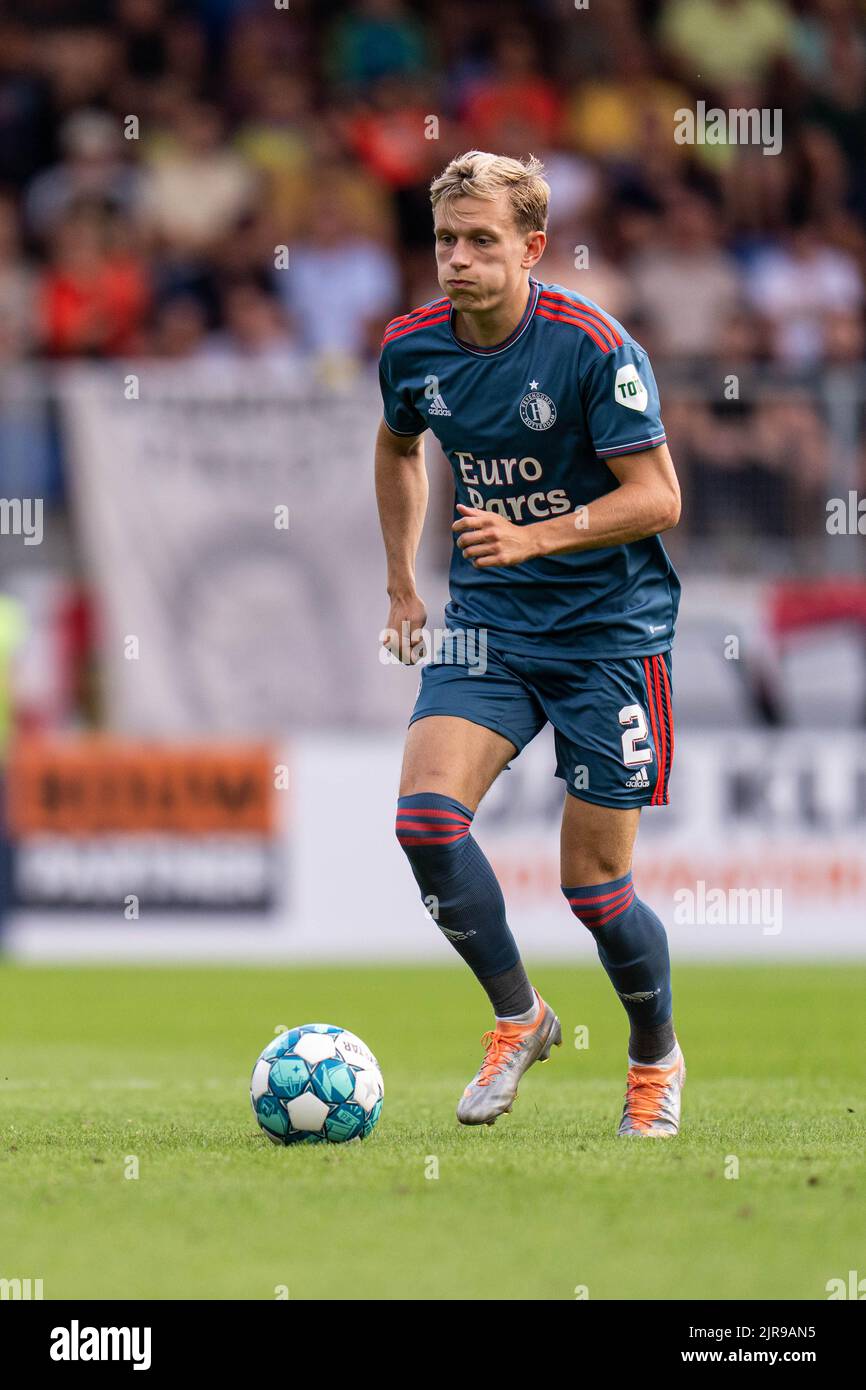 Waalwijk Marcus Holmgren Pedersen Of Feyenoord During The Match Waalwijk Marcus Holmgren Pedersen Of Feyenoord During The Match