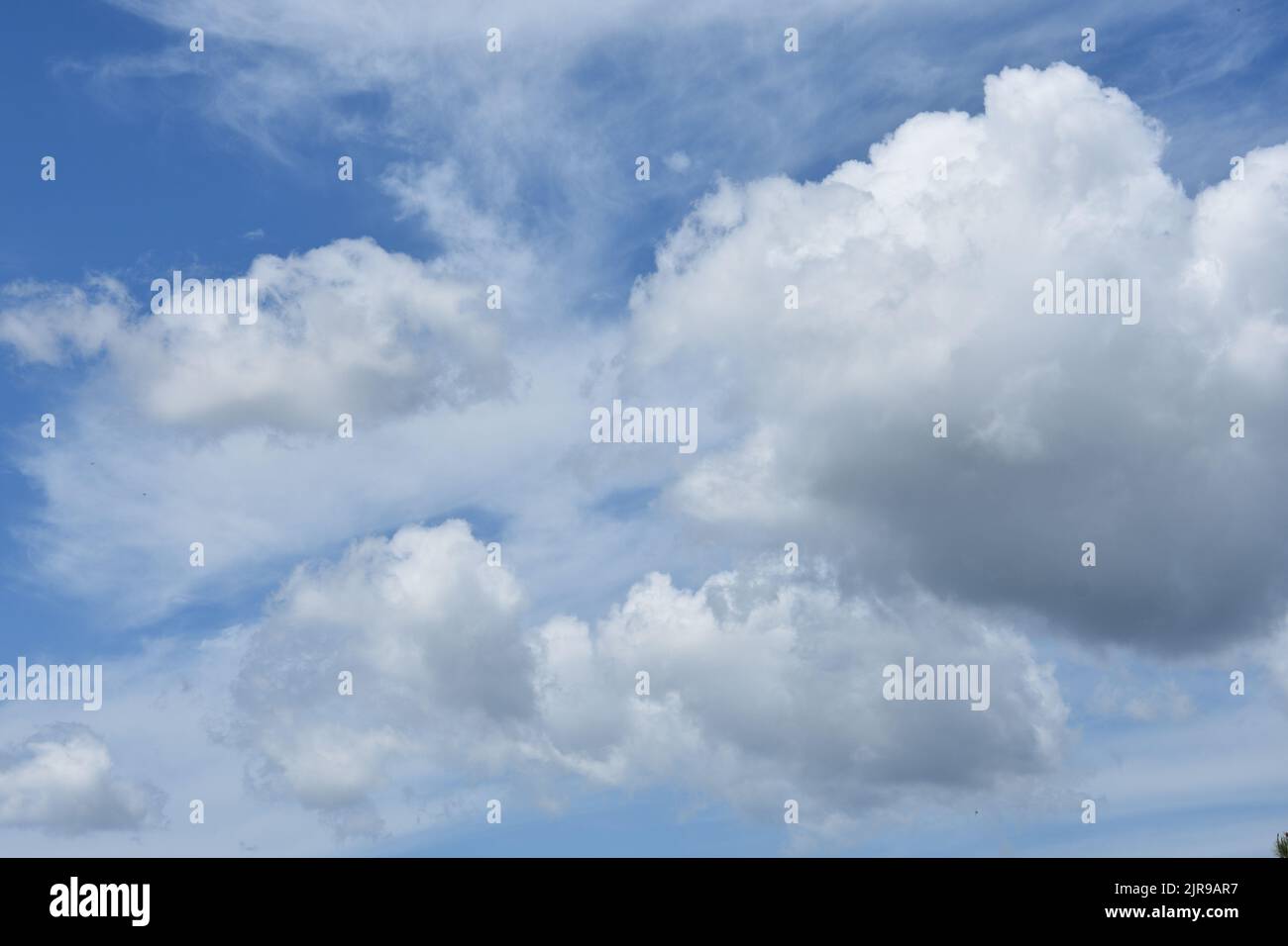 Cloudy Sky In The Spring Stock Photo - Alamy