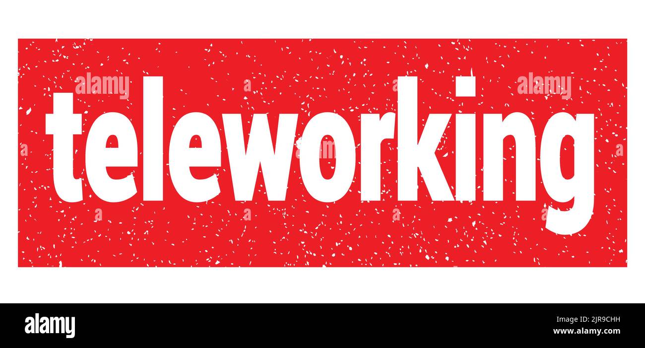 Teleworking word hi-res stock photography and images - Alamy