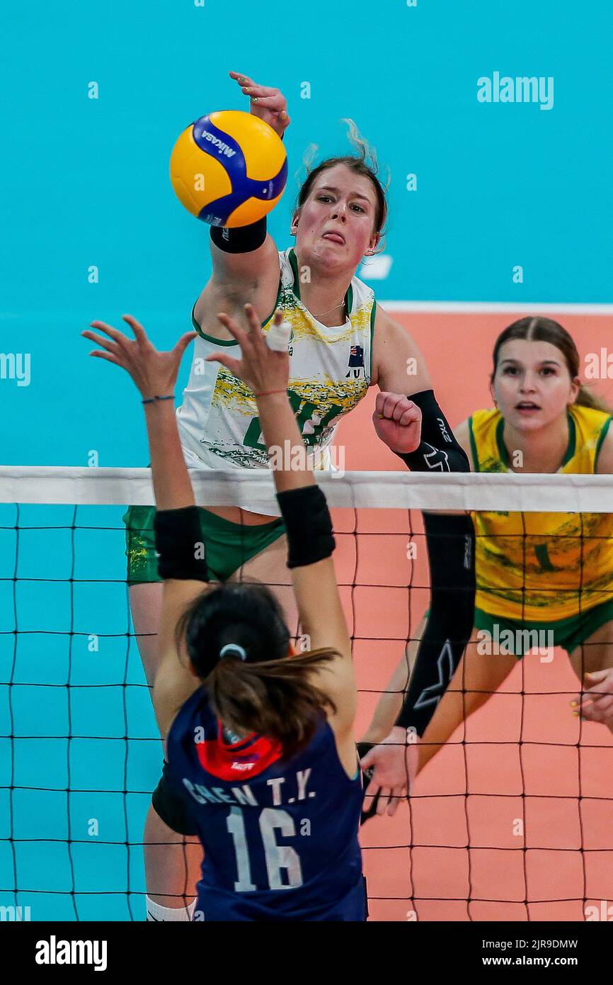 Pasig City, Philippines. 23rd Aug, 2022. Australia's Khiani Garton-Dodd ...