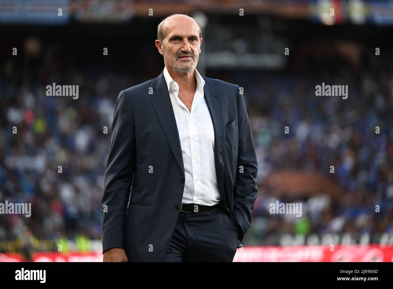 Luigi Ferraris stadium, Genova, Italy, August 22, 2022, Marco Lanna, President UC Sampdoria ...