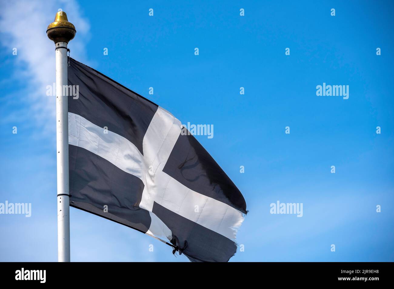 Standard of cornwall flag hi-res stock photography and images - Alamy