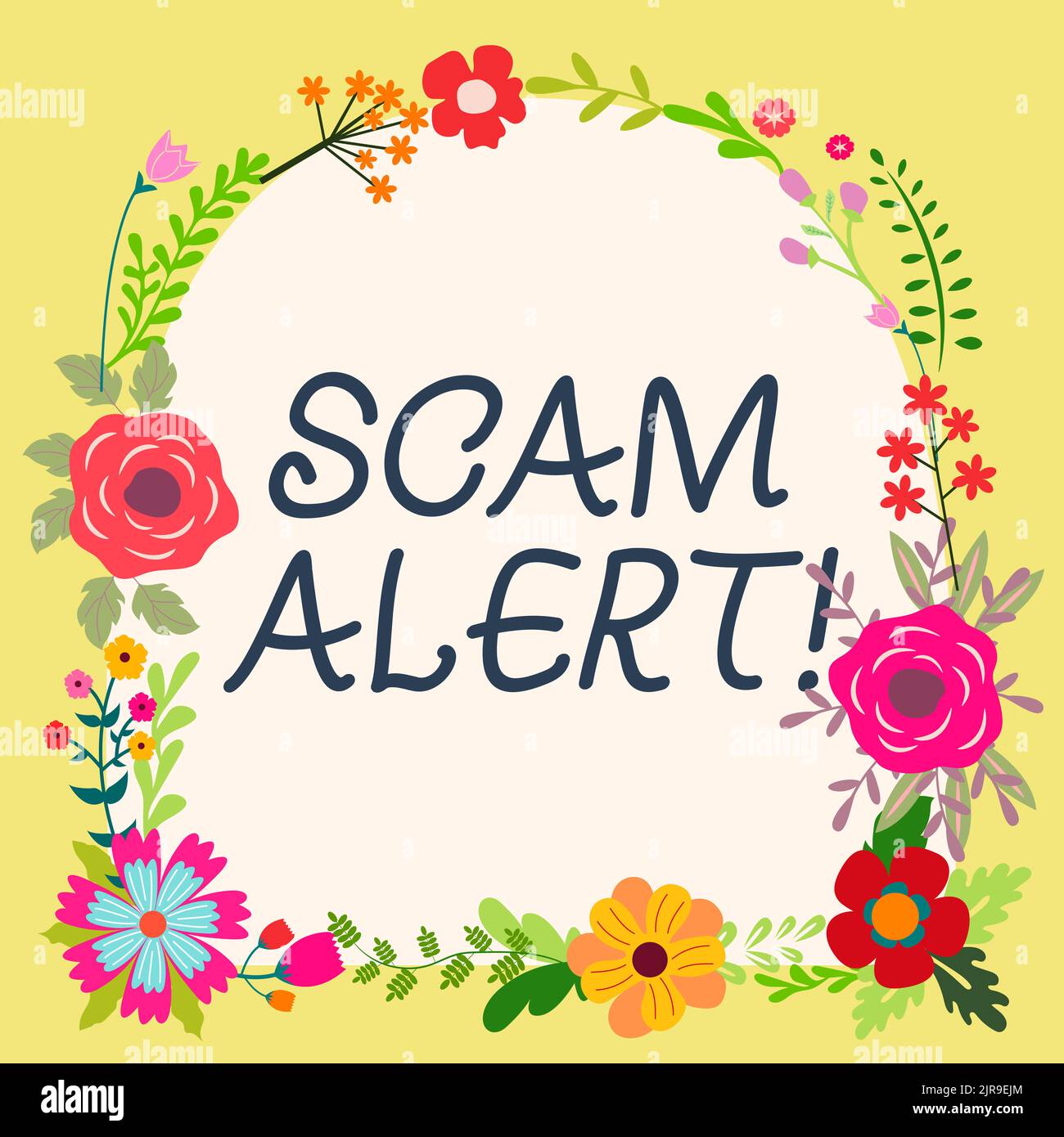 Sign displaying Scam Alert. Business concept warning someone about ...