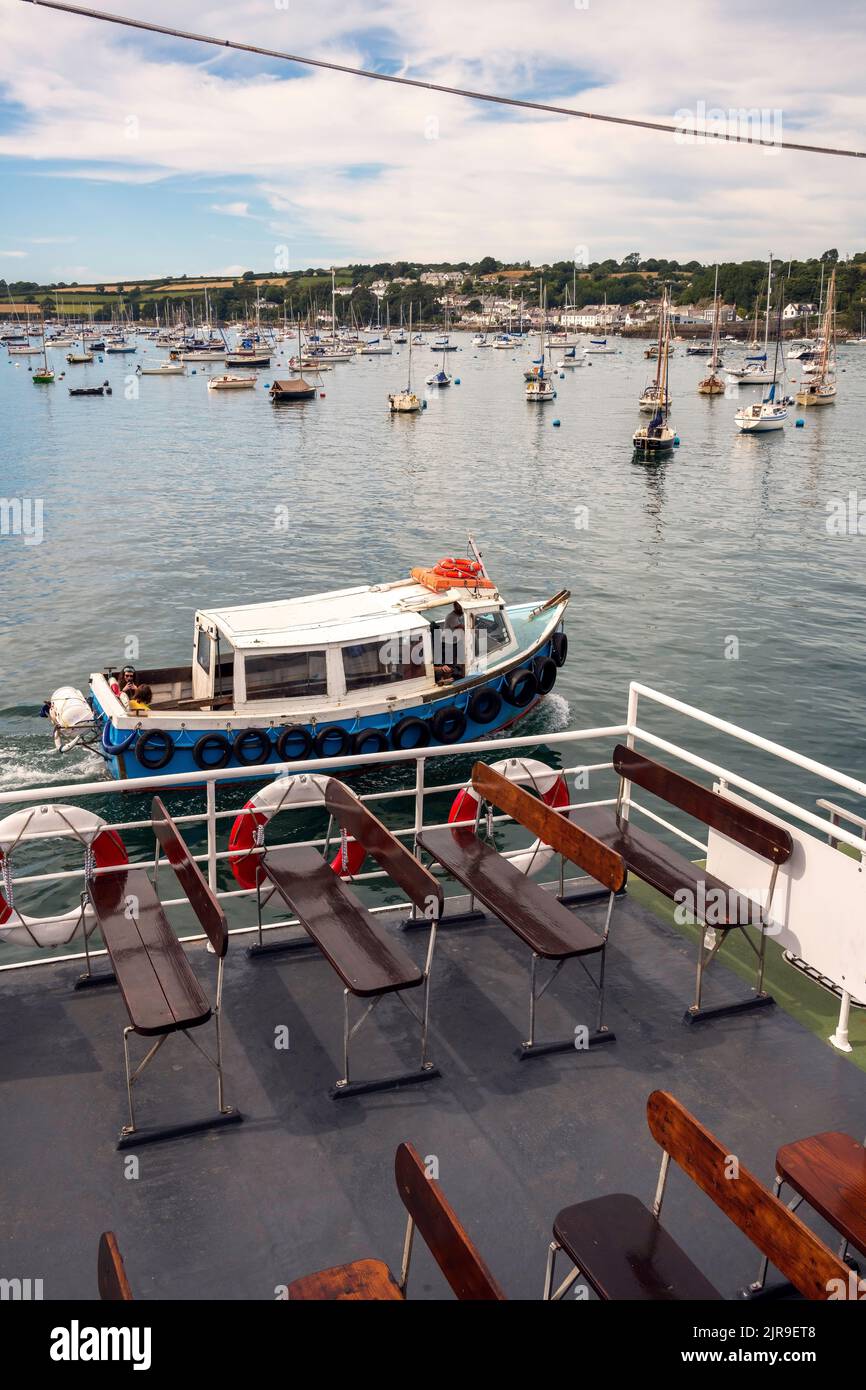 Falmouth boat trip, Cornwall uk Stock Photo - Alamy