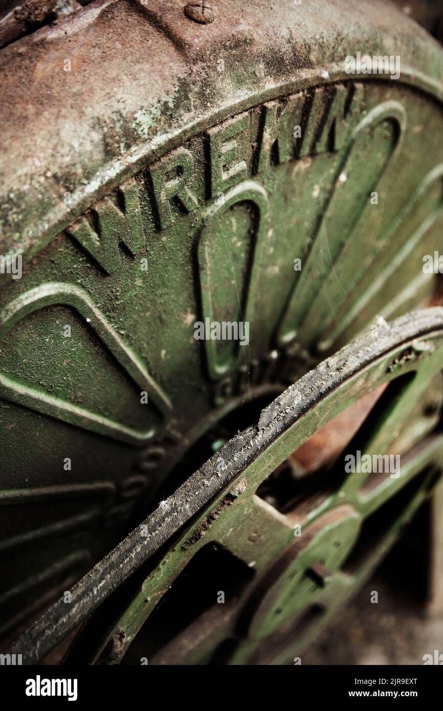 Vintage Wrekin Root Cutter agricultural machine, for chopping turnips ...