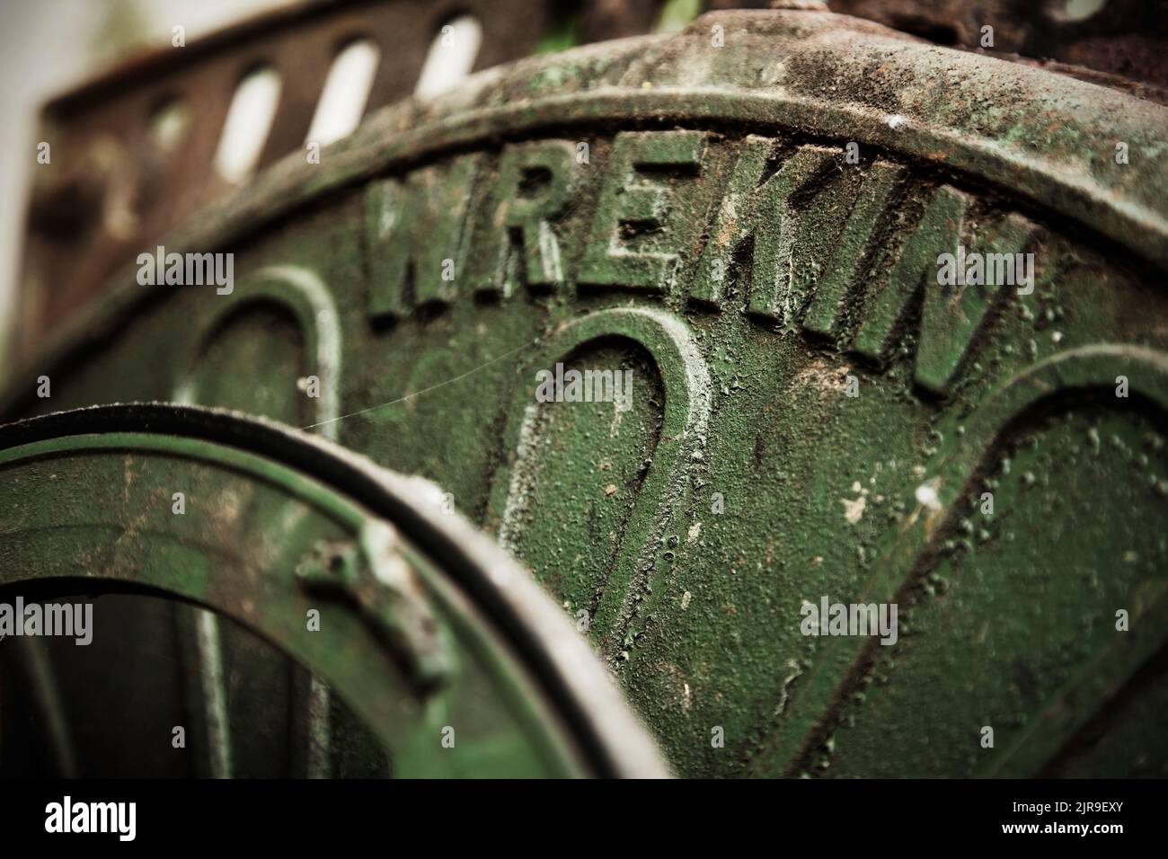 Vintage Wrekin Root Cutter agricultural machine, for chopping turnips ...