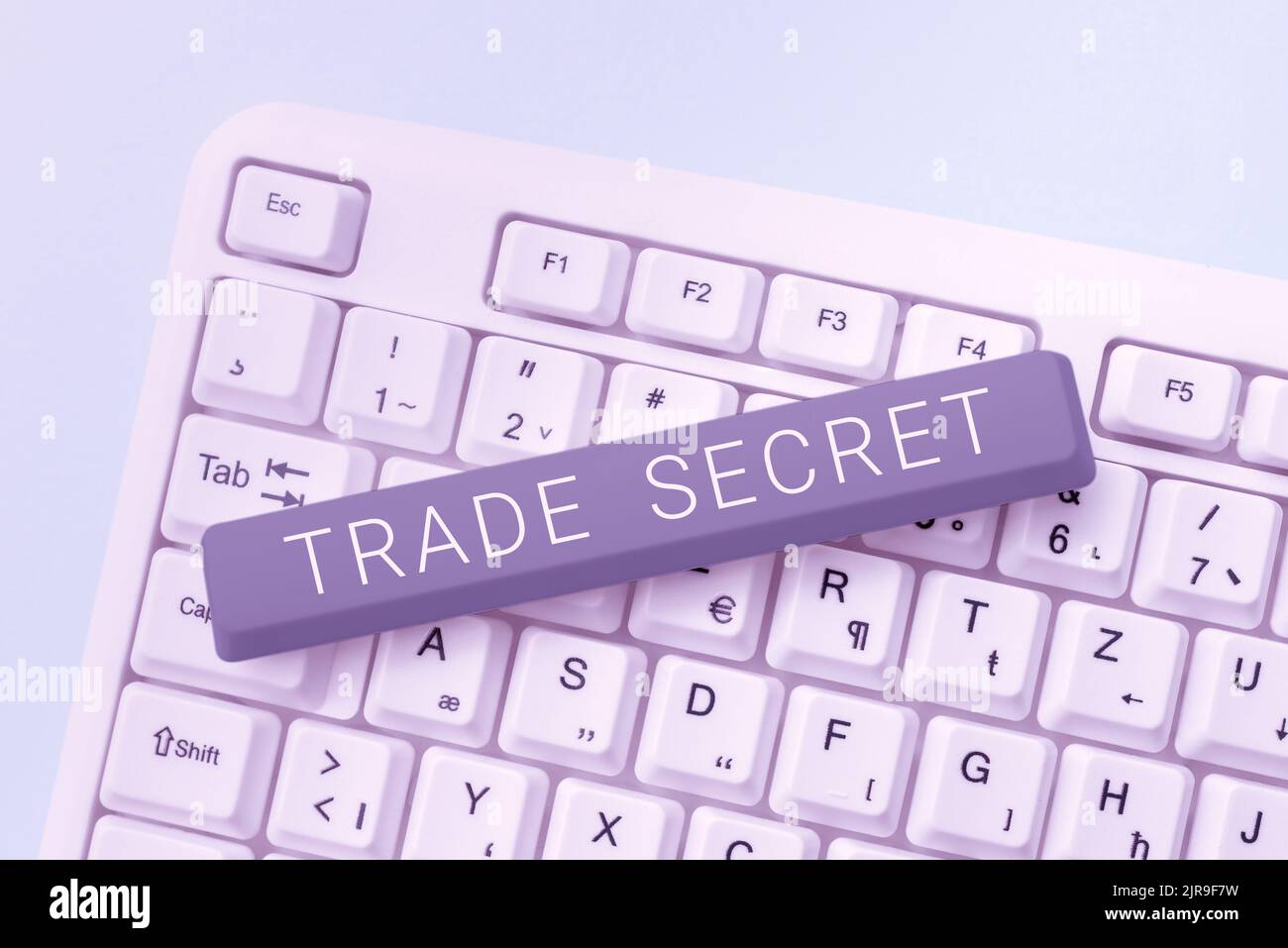 Hand writing sign Trade Secret. Business showcase Confidential ...