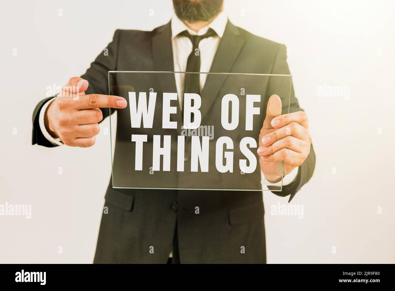 Handwriting text Web Of Things. Business overview Internet technology ...