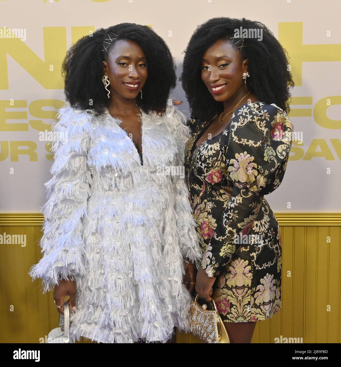 Los Angeles, United States. 23rd Aug, 2022. Co-directors Adamma Ebo (L ...