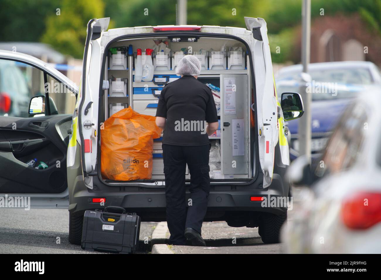 Crime scene investigation van hi-res stock photography and images - Alamy