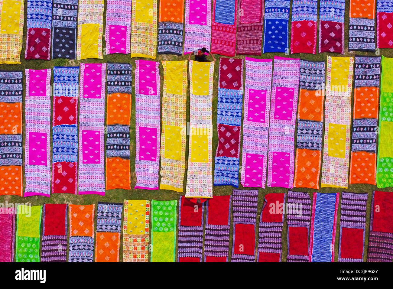 Bright colors colours traditional national dress hi-res stock ...
