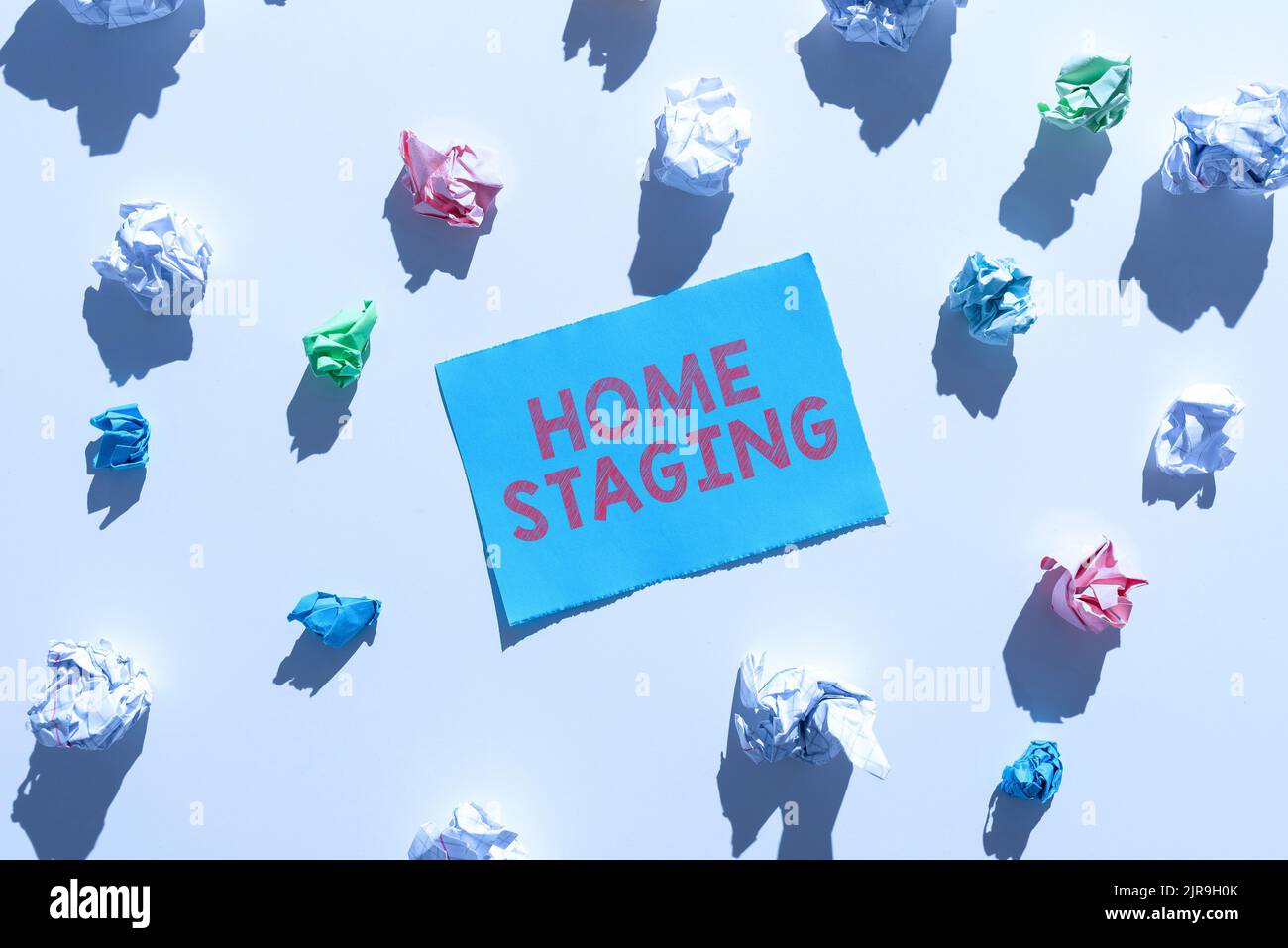 Text caption presenting Home Staging. Word Written on Act of preparing ...