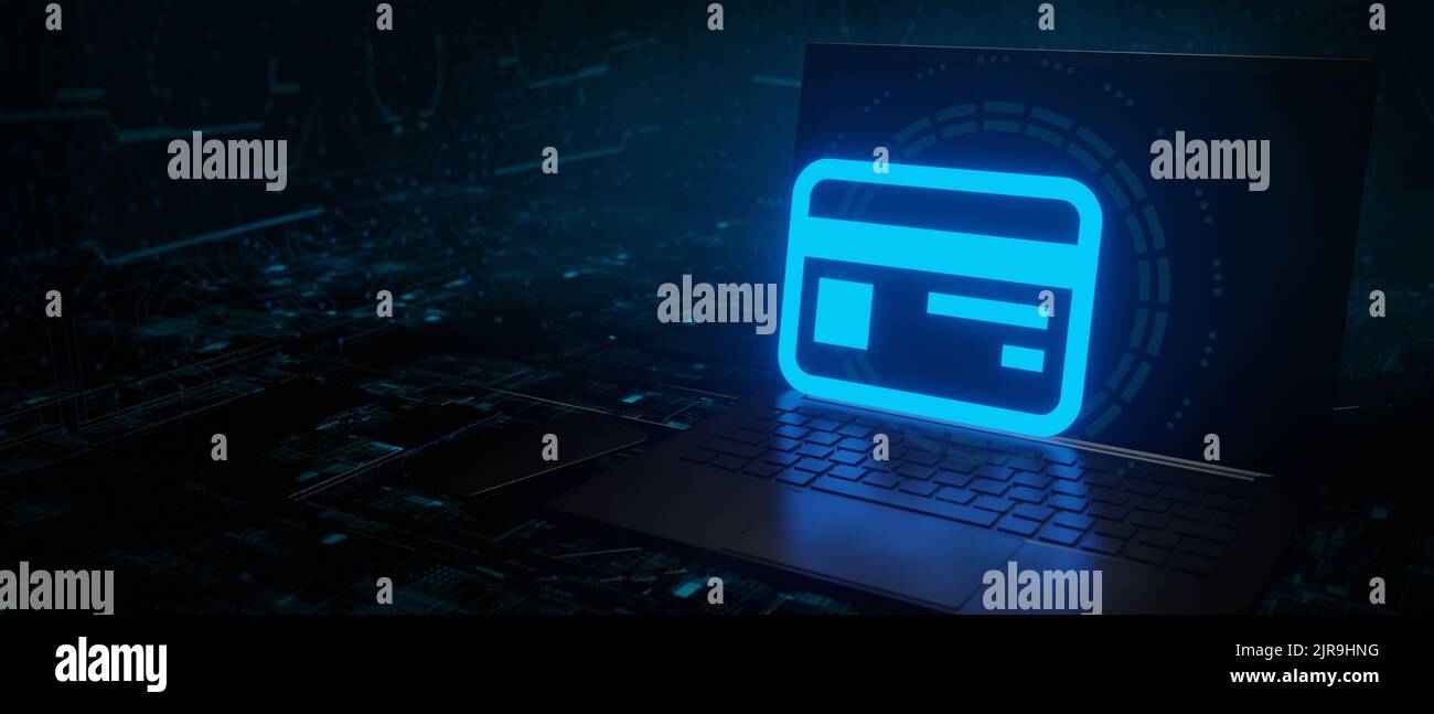 ID technology concept. Network technology identification banner ...