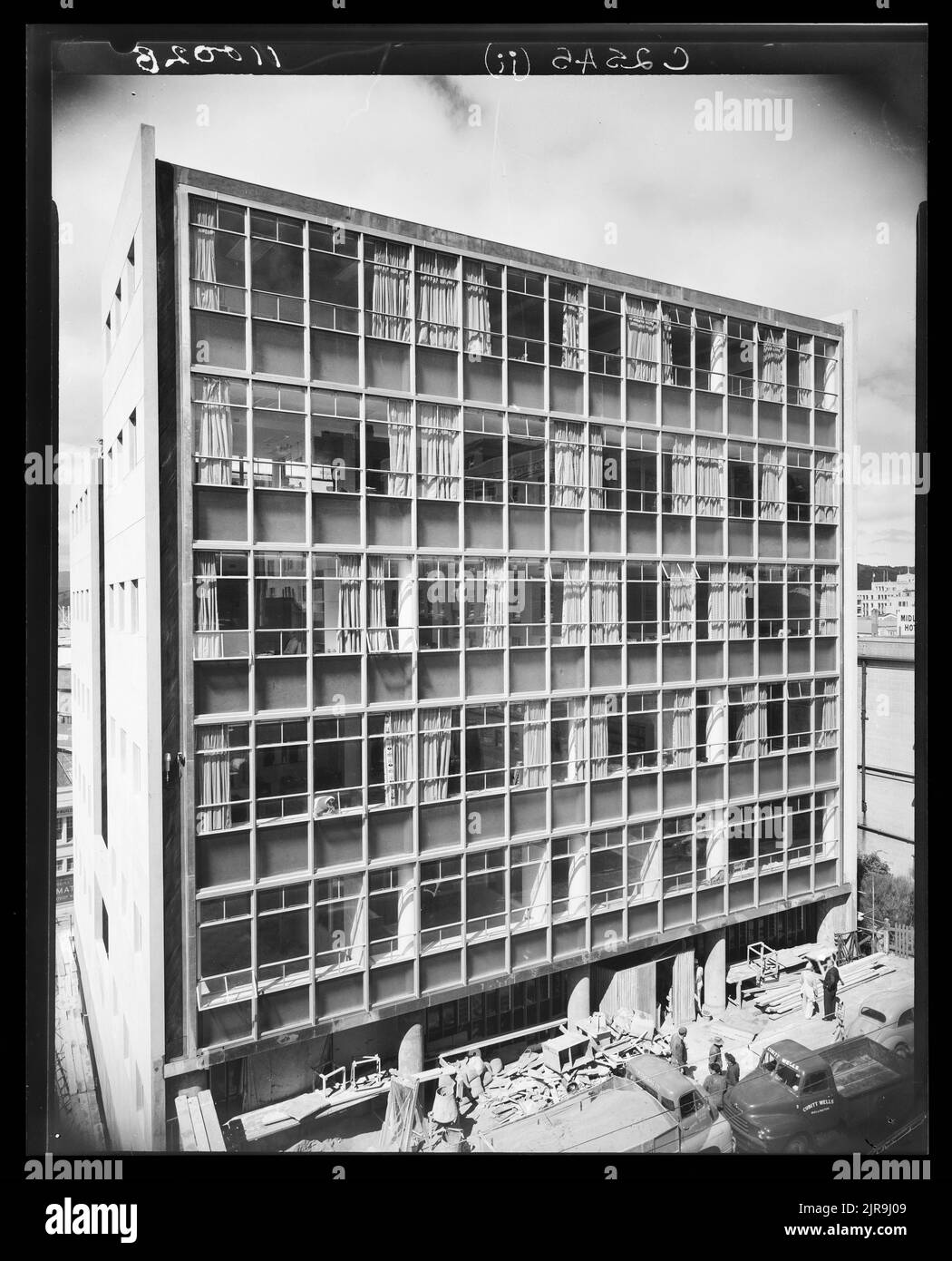 From the terrace massey house Black and White Stock Photos & Images - Alamy