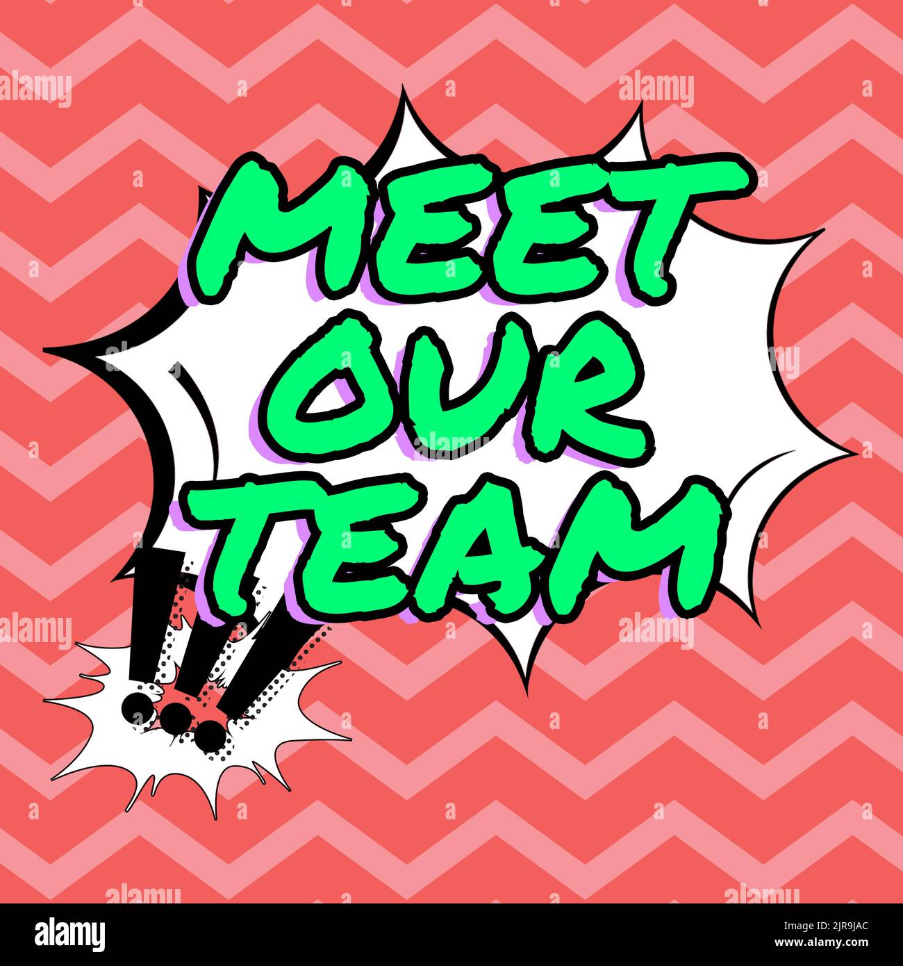 Hand writing sign Meet Our Team. Business approach Presentation of a ...