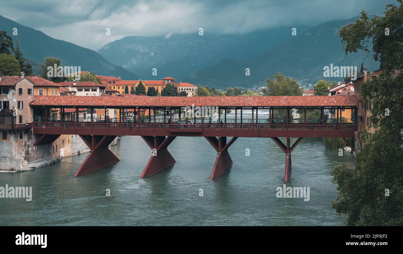 Bassano del Grappa bridge - Italy Stock Photo - Alamy