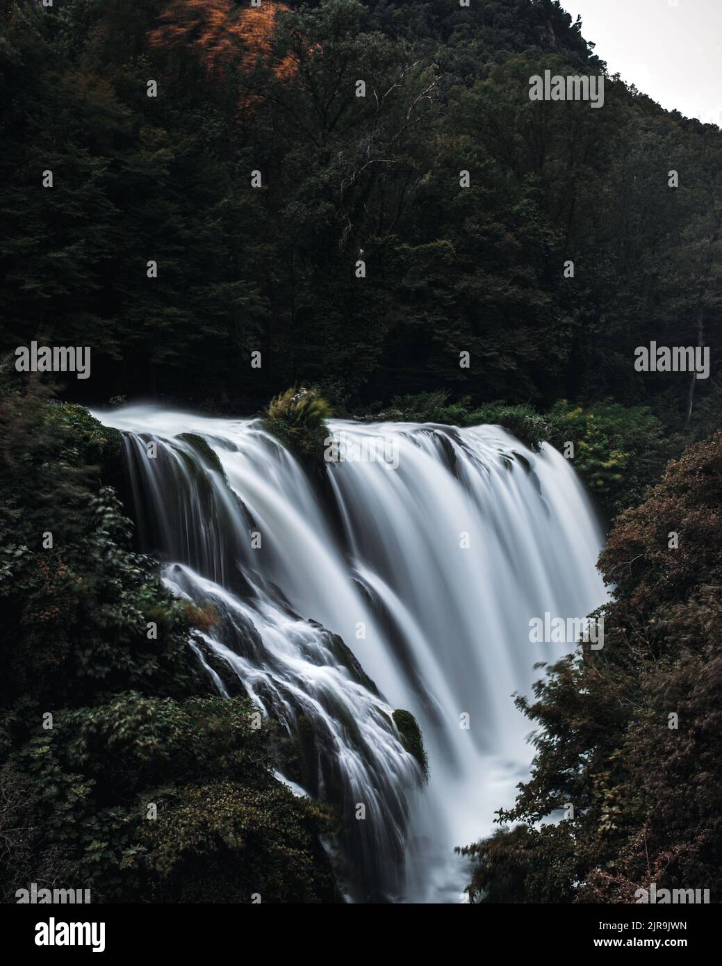 Beautiful scenic waterfall in full hi-res stock photography and images ...