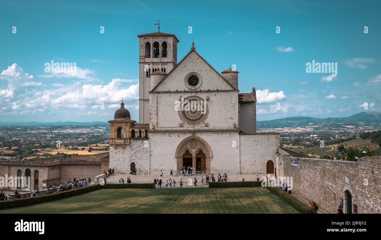 San Assisi Church, Umbria, Italy Stock Photo - Alamy