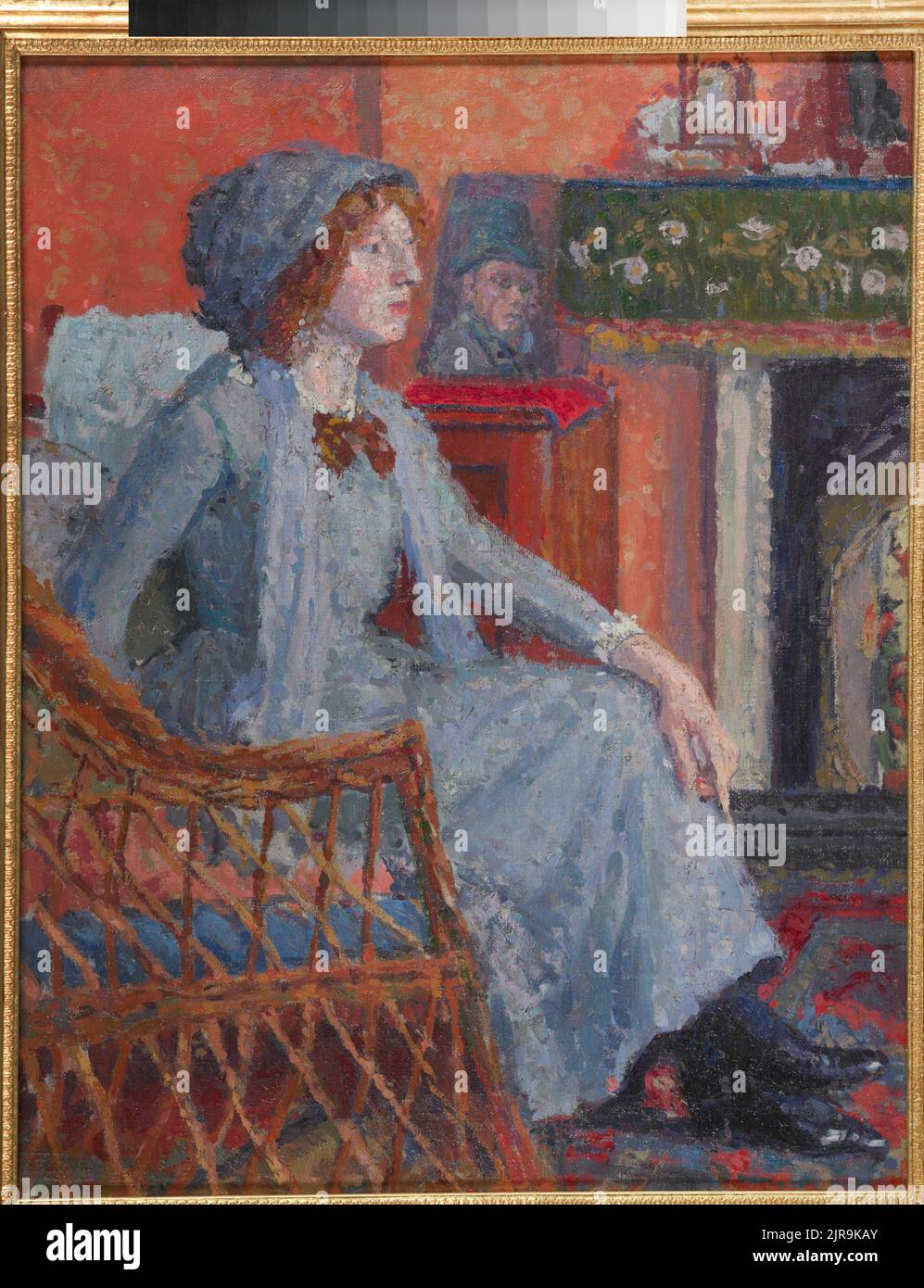 The artist's wife, Mornington Crescent, 1911, by Spencer Gore Stock Photo - Alamy