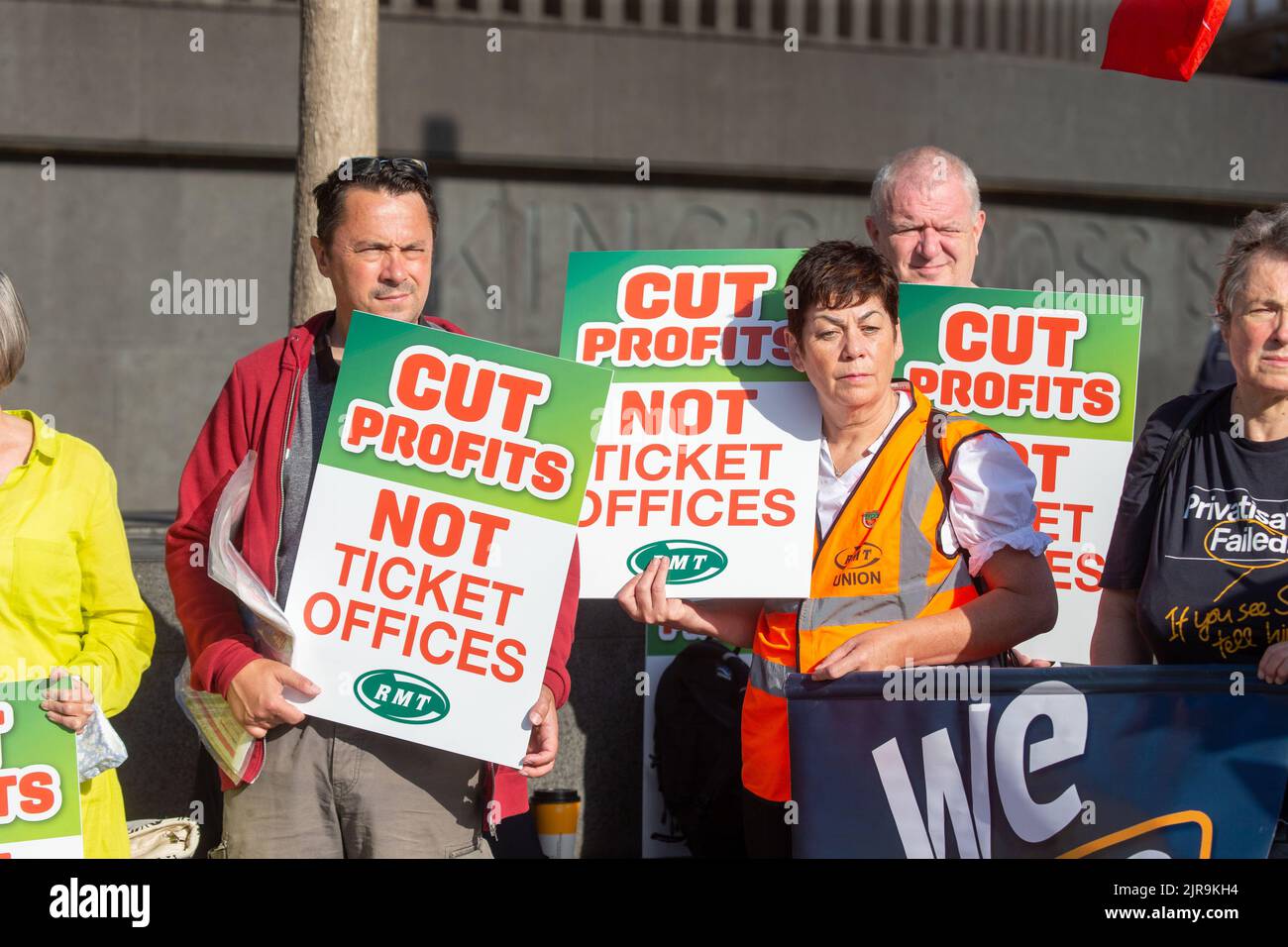 London, England, UK. 23rd Aug, 2022. Protesters from We Own It campaign ...