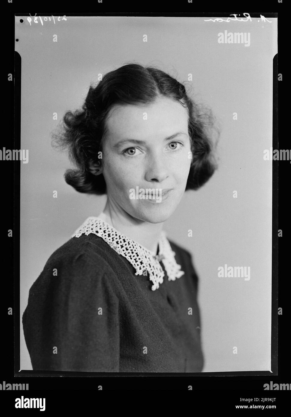 M Ritson, 1939, Wellington, by Cuba Photographic Studio Stock Photo - Alamy