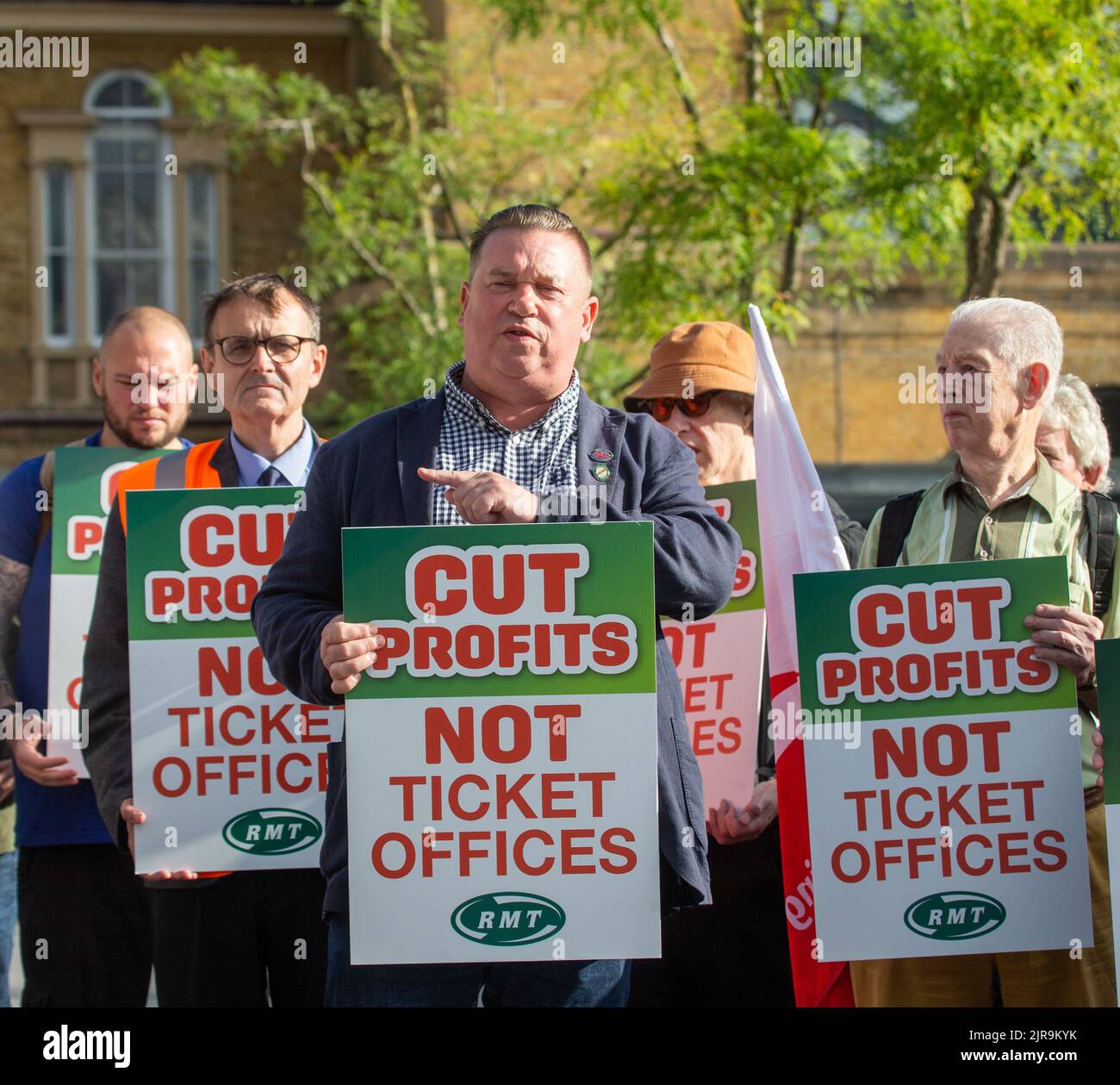 London, England, UK. 23rd Aug, 2022. Protesters from We Own It campaign ...