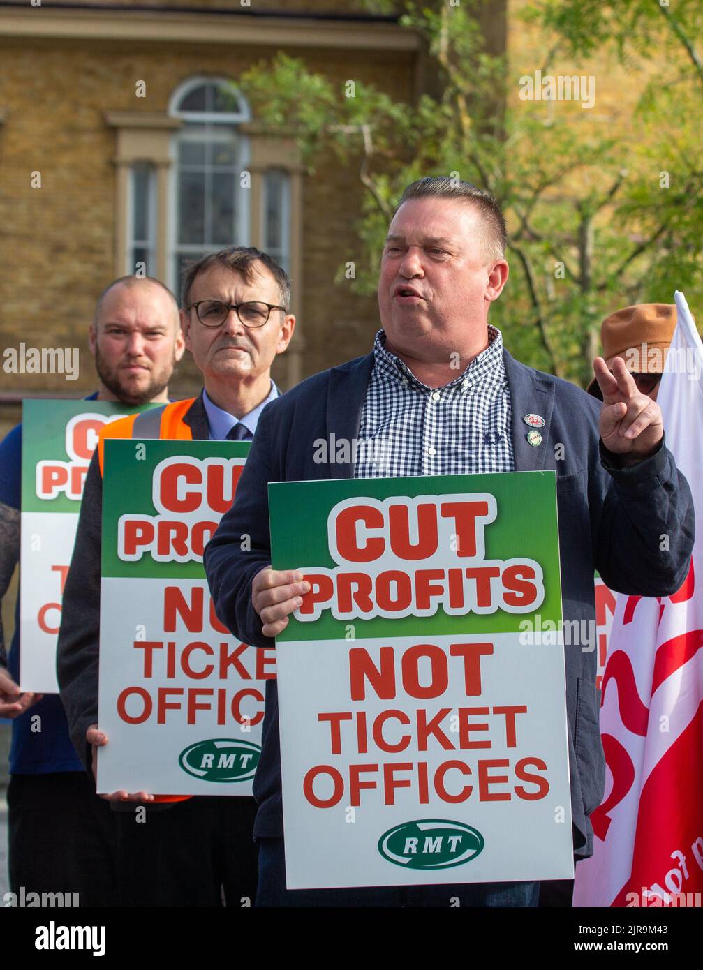 London, England, UK. 23rd Aug, 2022. Protesters from We Own It campaign ...