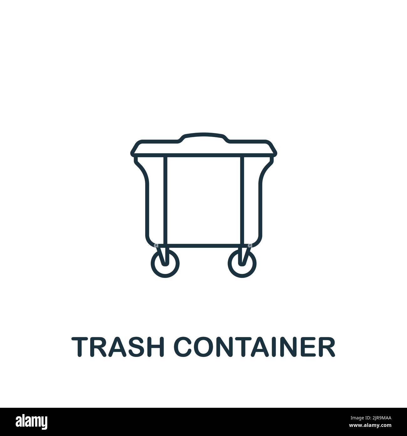 Large trash Stock Vector Images - Alamy