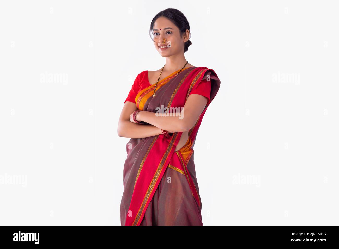 Portrait of marathi woman hi-res stock photography and images - Alamy
