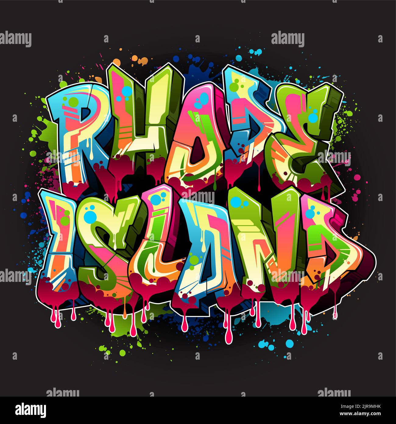 Graffiti letters vector vectors Stock Vector Images - Alamy