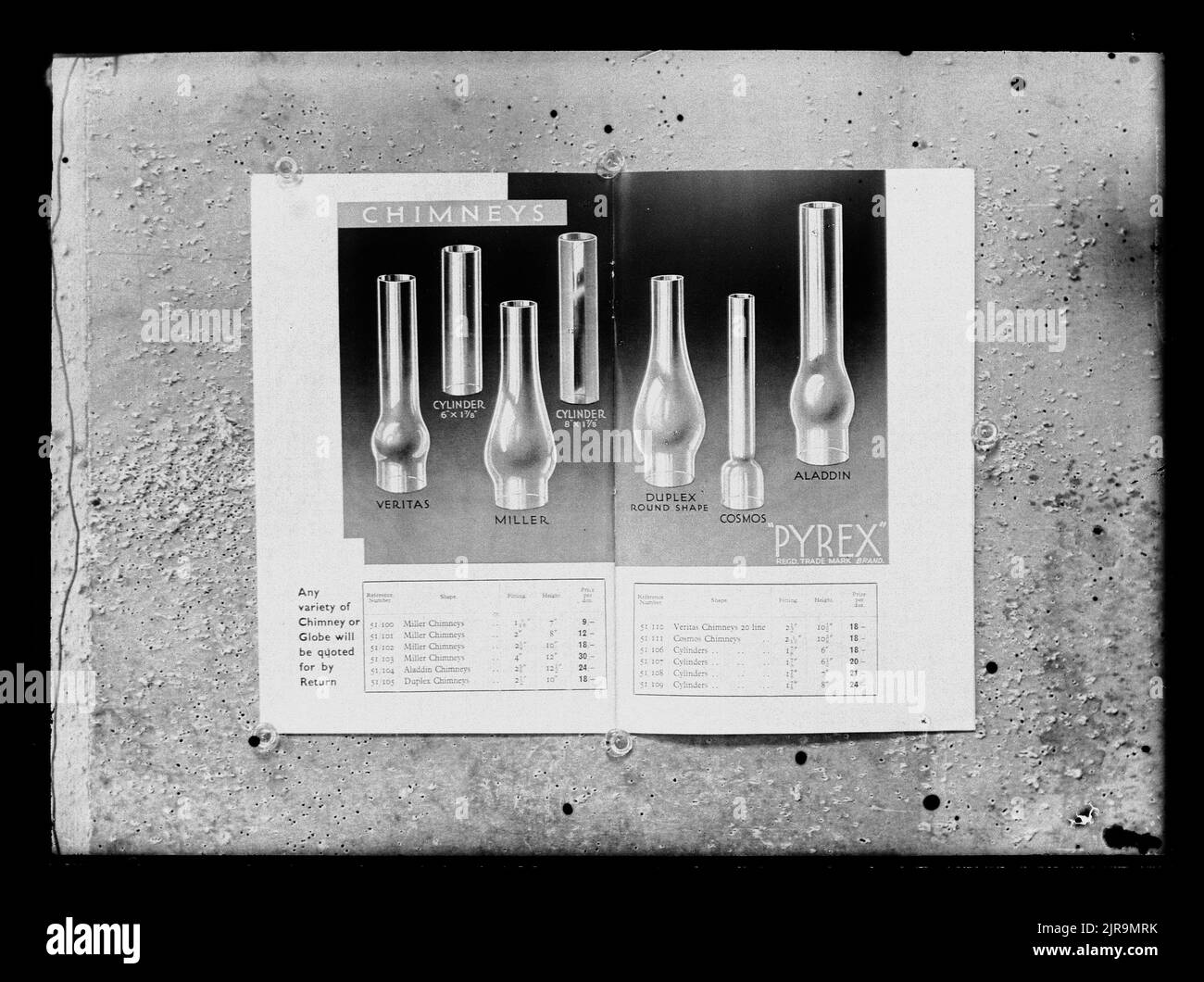 Collection of lantern chimneys (cutting), circa 1920, Wellington, by ...