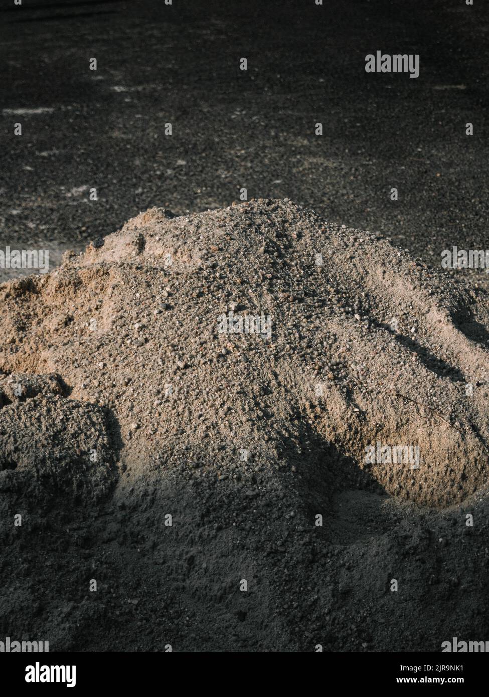 White rock on sand and gravel hi-res stock photography and images - Alamy