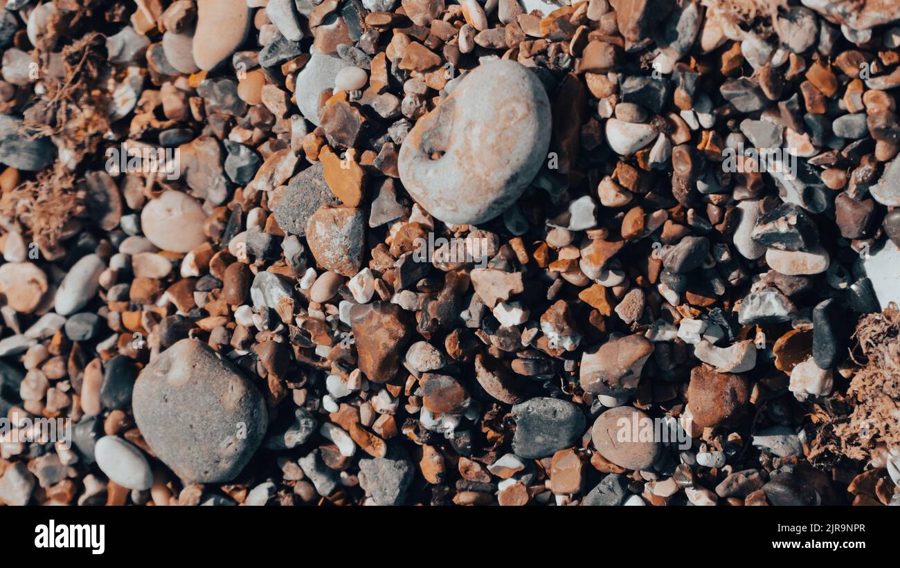 A small and big pebbles at the beach Stock Photo - Alamy