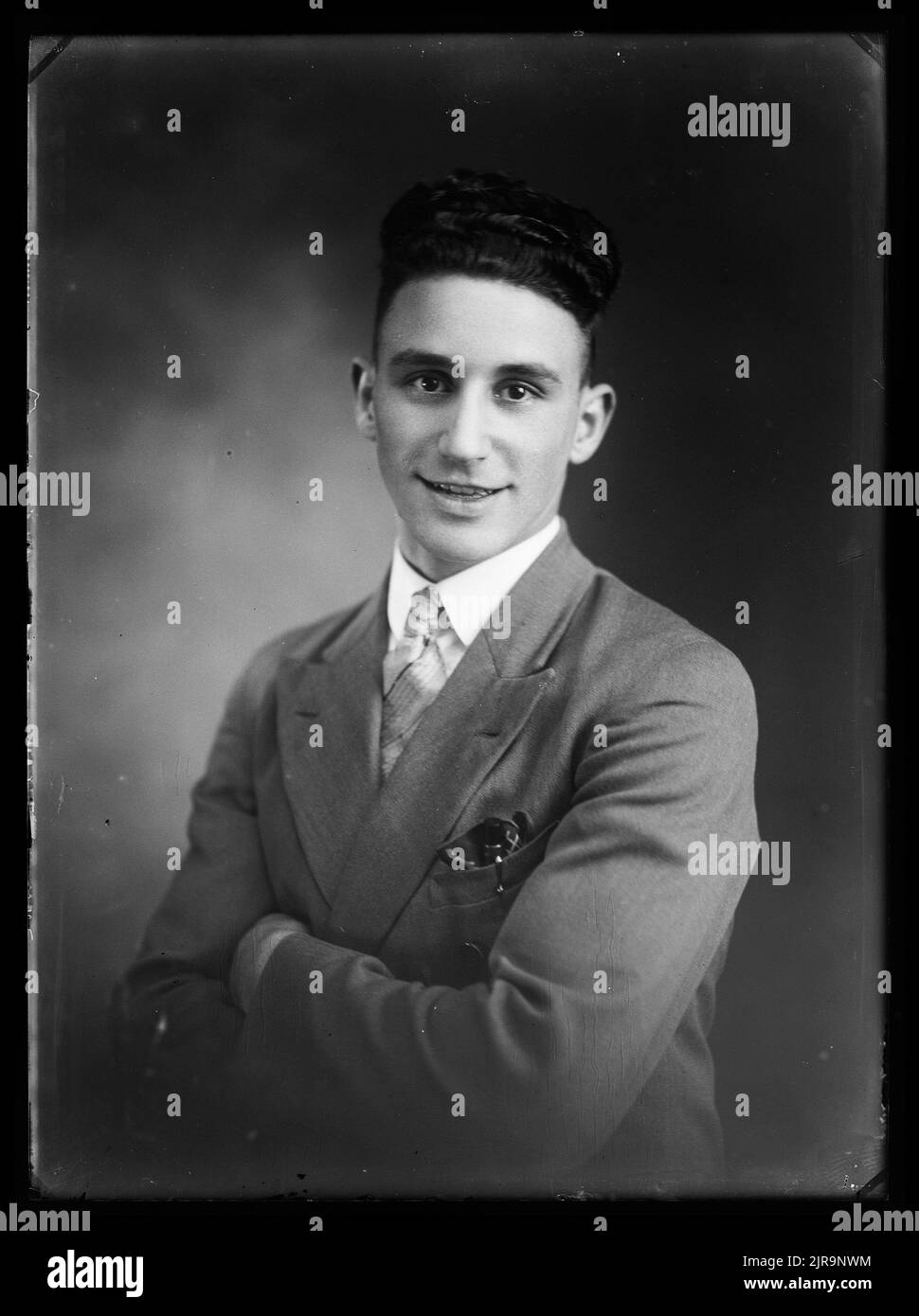 Mr Busato 6x8 coupon, circa 1920, Wellington, by Berry & Co Stock Photo ...