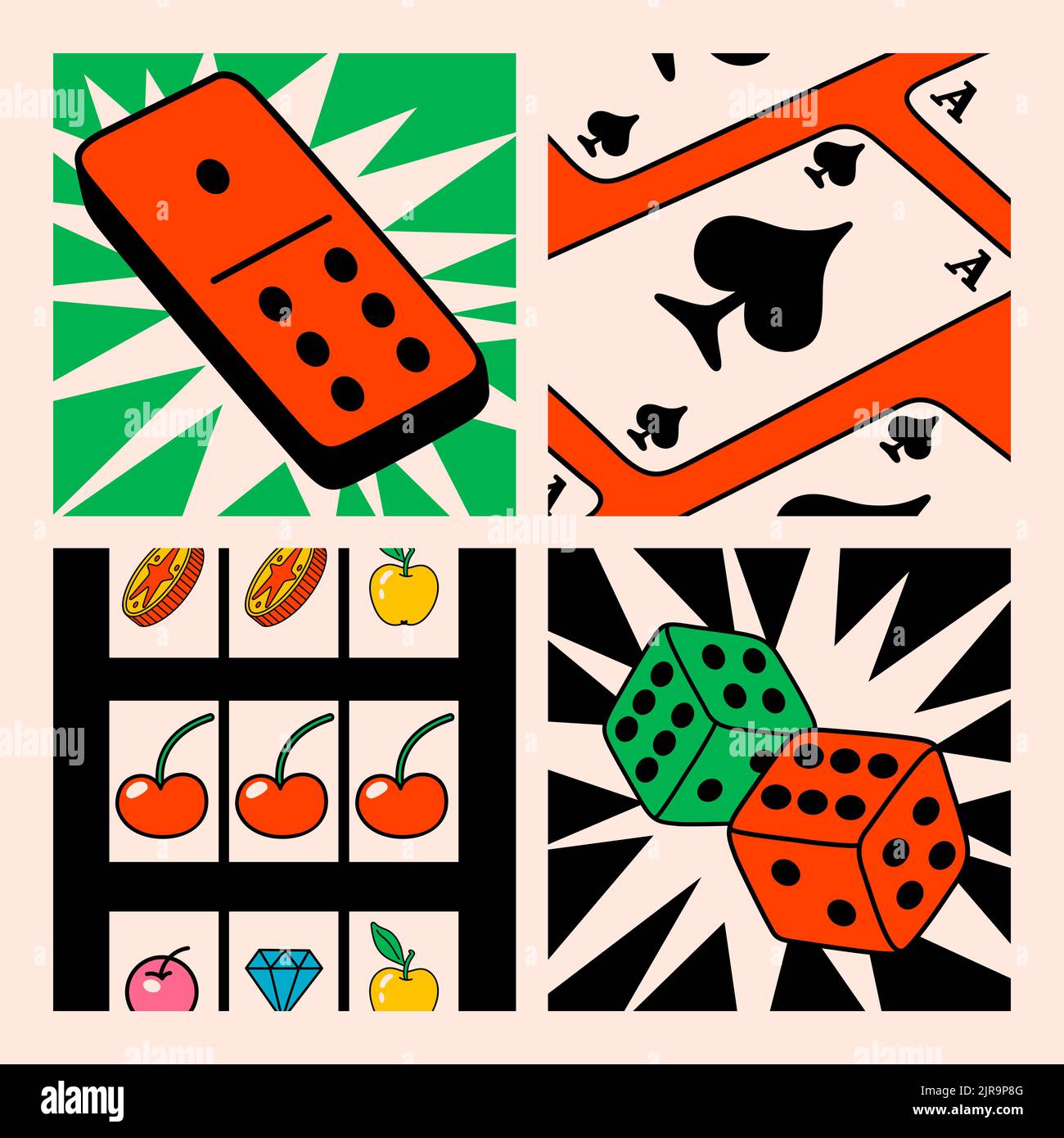 Cartoon vector Comic characters. Crazy cartoons Abstract vector ...