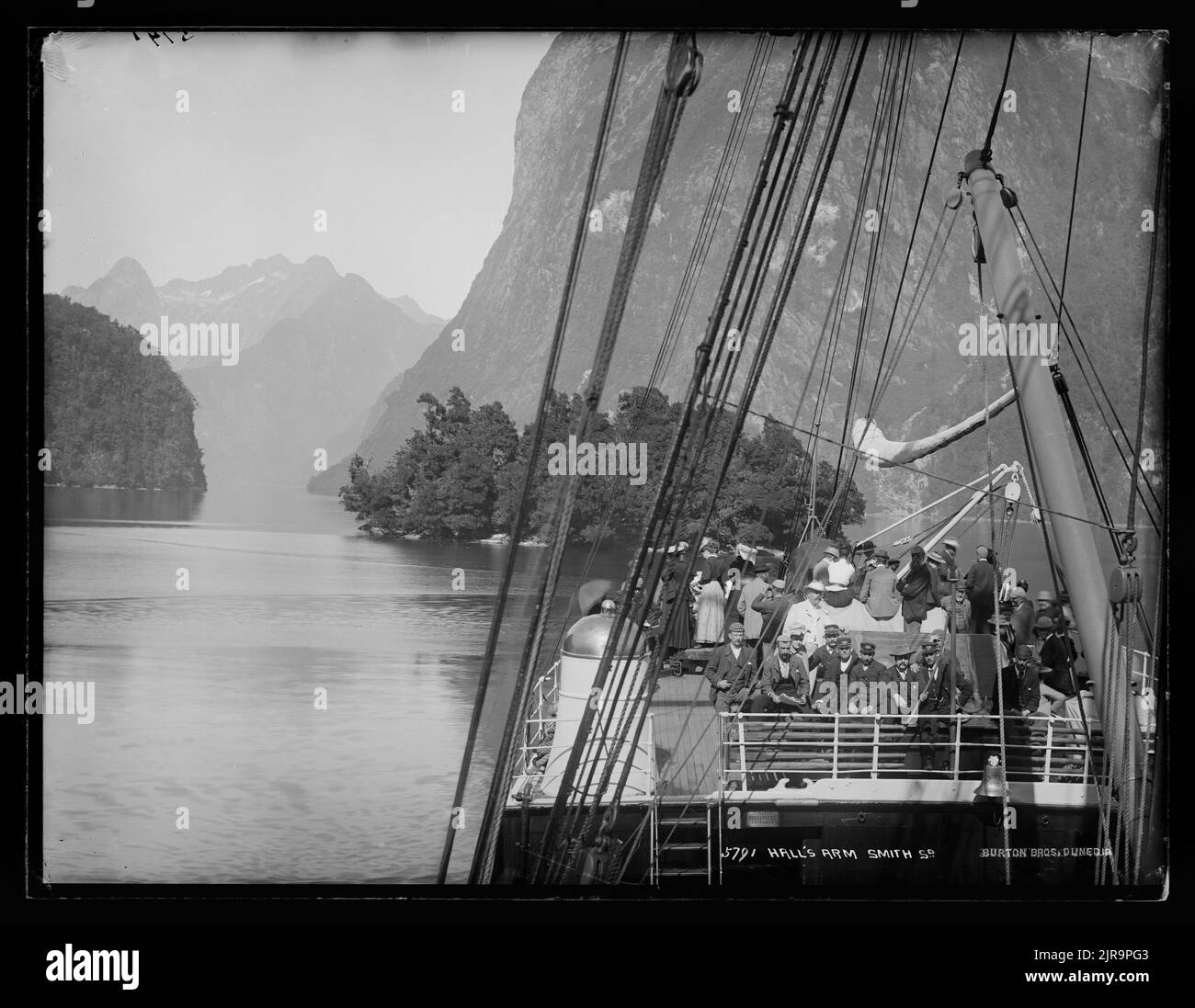 Hall's Arm, Smith Sound, New Zealand, by Frank Coxhead, Burton Brothers ...