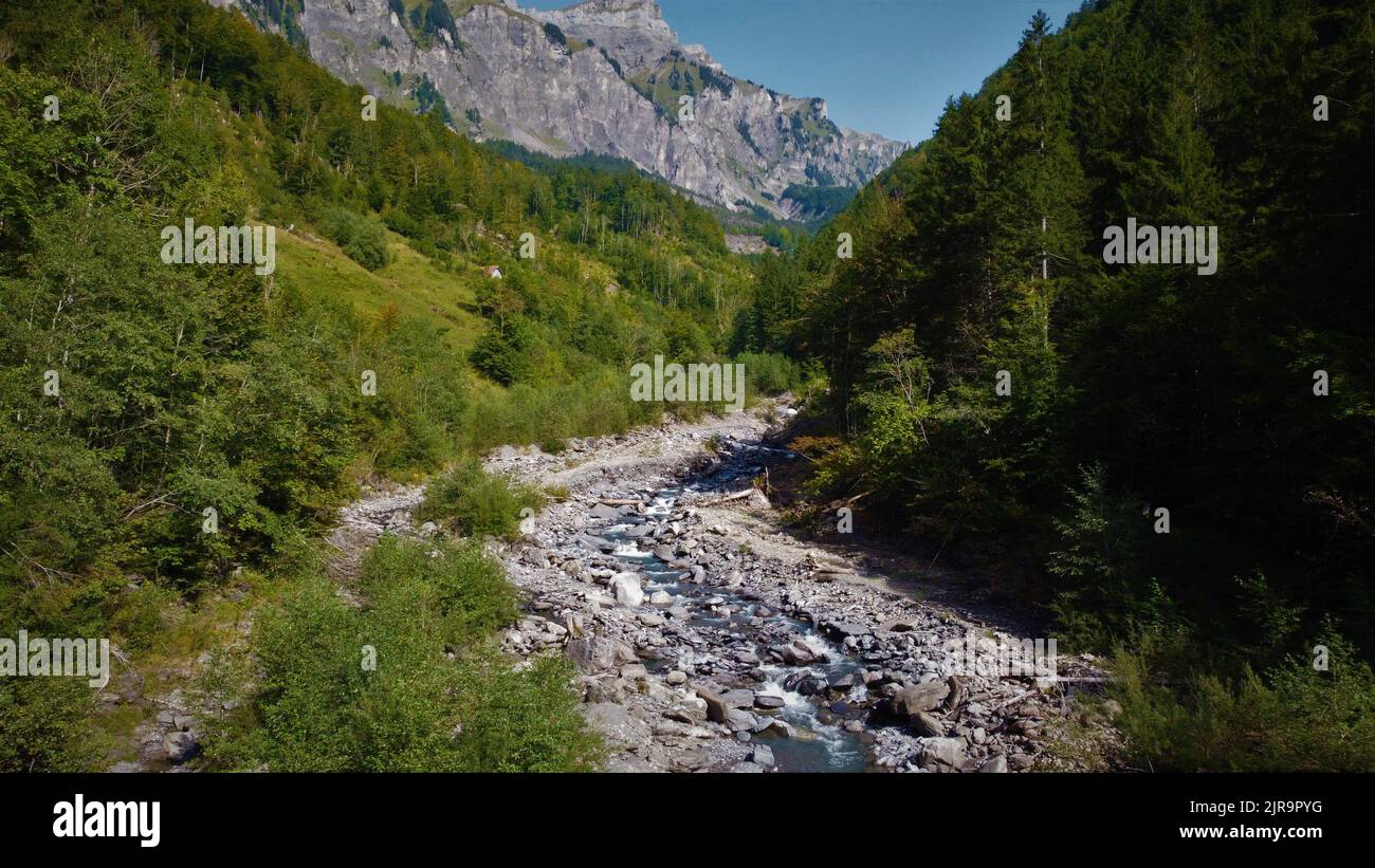 River with Mountains! Stock Photo - Alamy