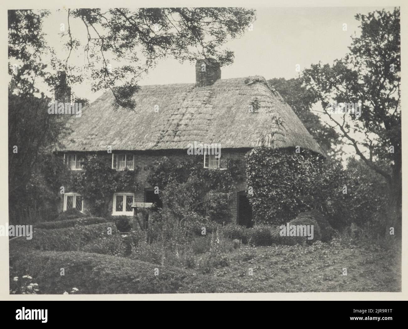 Thatched cottage. From the album: Photograph album - England, 1920s ...