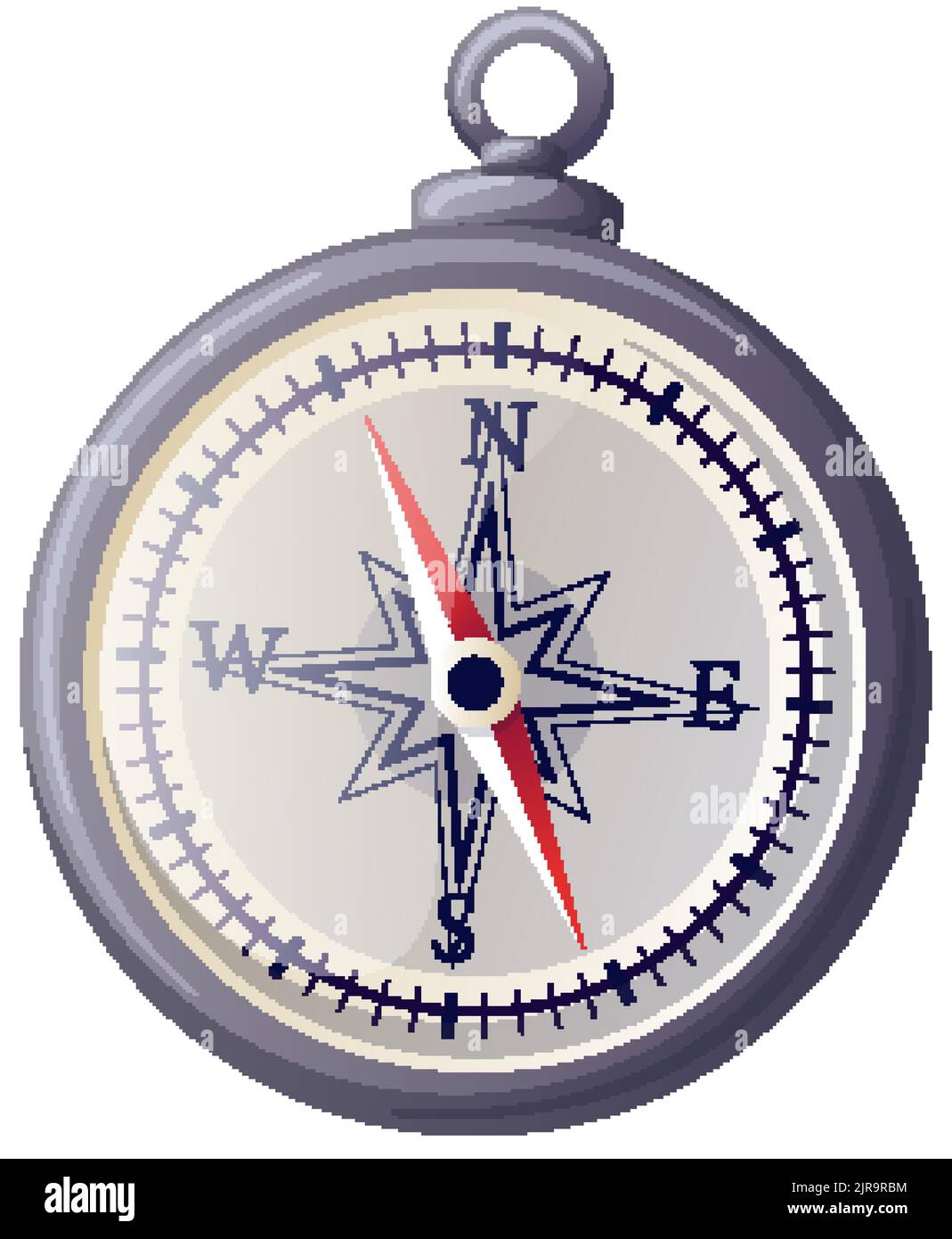 compass north cartoon vector illustration Stock Vector Image & Art - Alamy